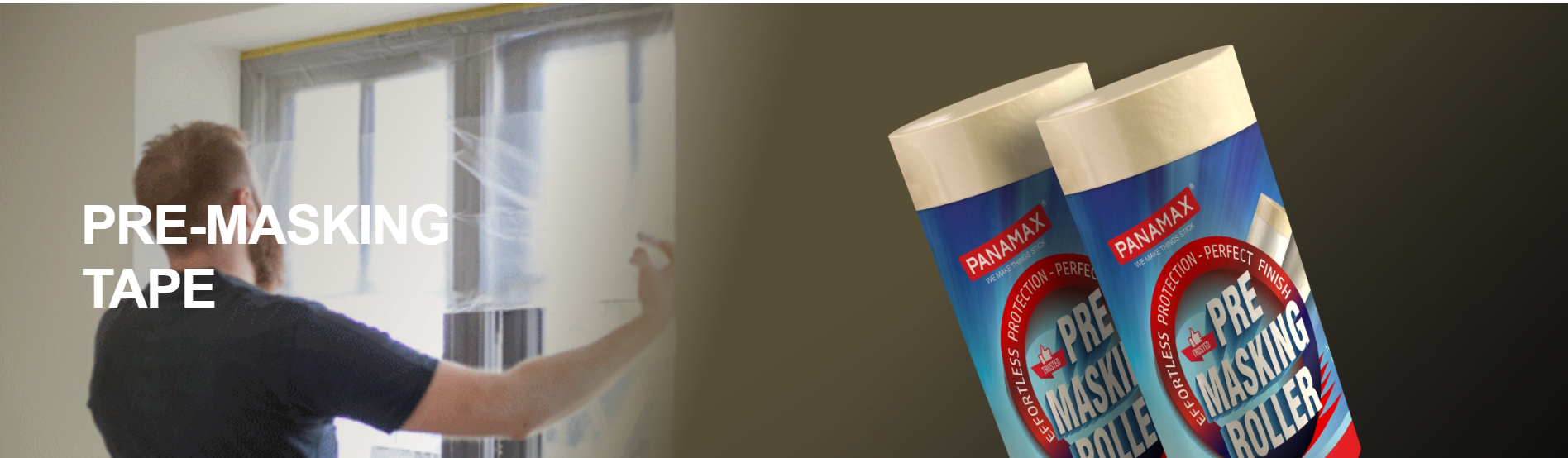 Panamax Pre-Masking Tape for Fast & Clean Surface Protection