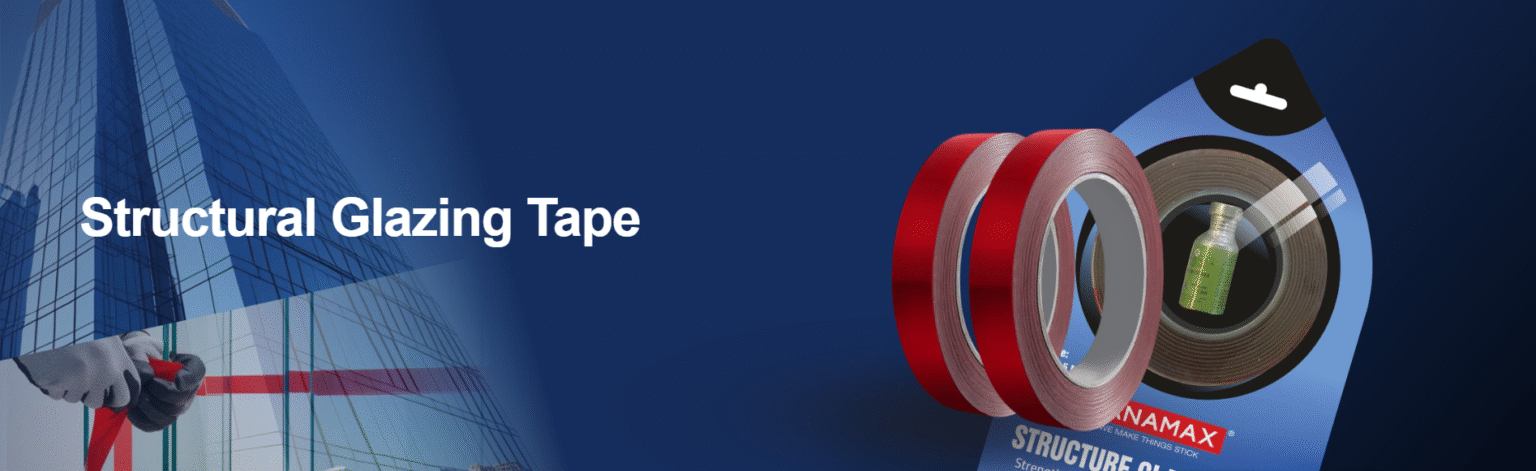 Panamax Structural Glazing Tape for Strong Glass Bonding